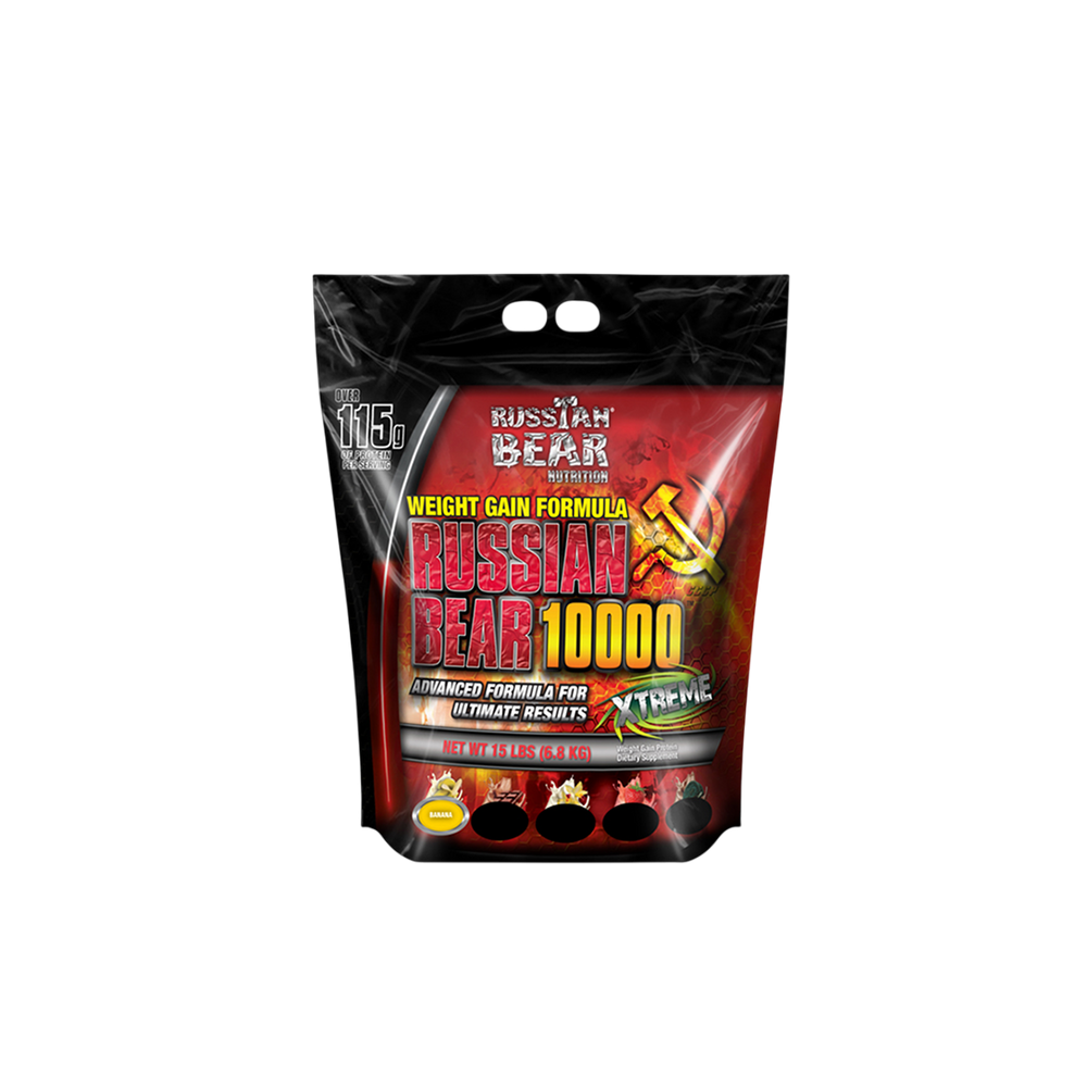 Russian Nutrition Russian Bear 10000 – 15lb High-Calorie Mass Gainer